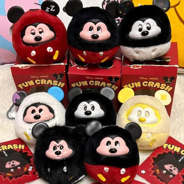 Miniso x Disney Mickey Fun Crash Series Vinyl Plush Blind Box - Antstop