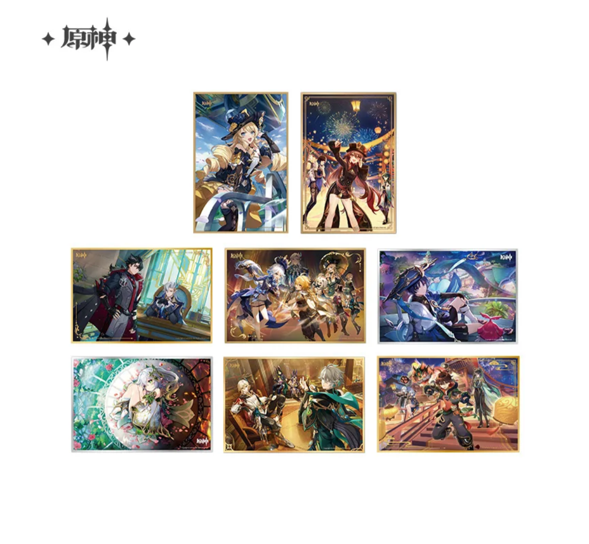 miHoYo Genshin Impact Theme Series Acrylic Shikishi Art Board - Antstop