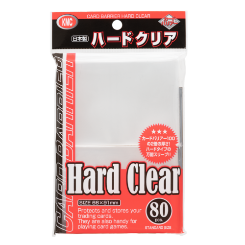 KMC Sleeve Card Barrier Clear - Standard Hard Clear - Antstop