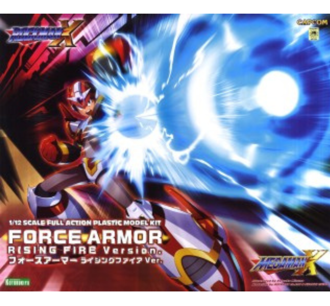 Mega Man X Force Armor Rising Fire Ver Model Kit - Antstop